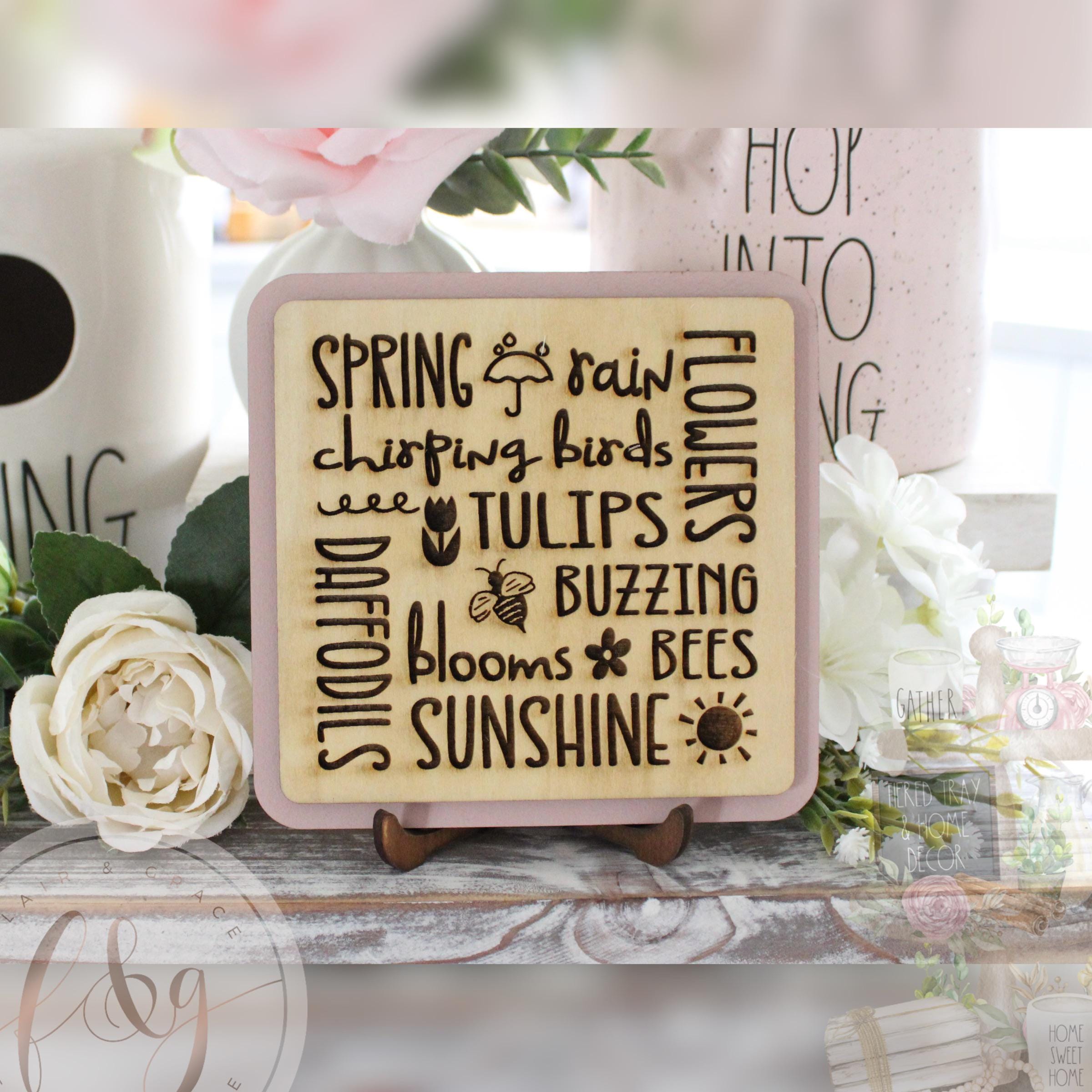 Spring Bliss Collection - Spring Words – Flair & Grace