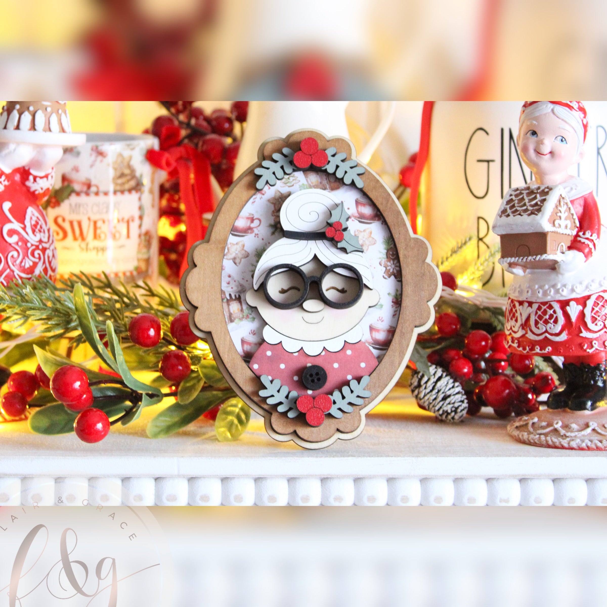 Mrs Claus’ Sweet Shoppe Collection - Mrs Claus’ Portrait – Flair & Grace